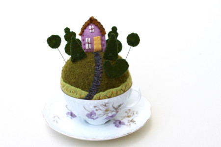 tiny worlds, flowery teacups | Doll