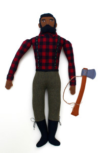 Lumberjack, fancy suspenders | Doll