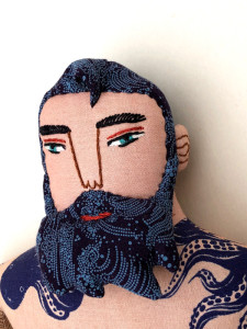 Merman with octopuses, octopi, or octopodes | Doll