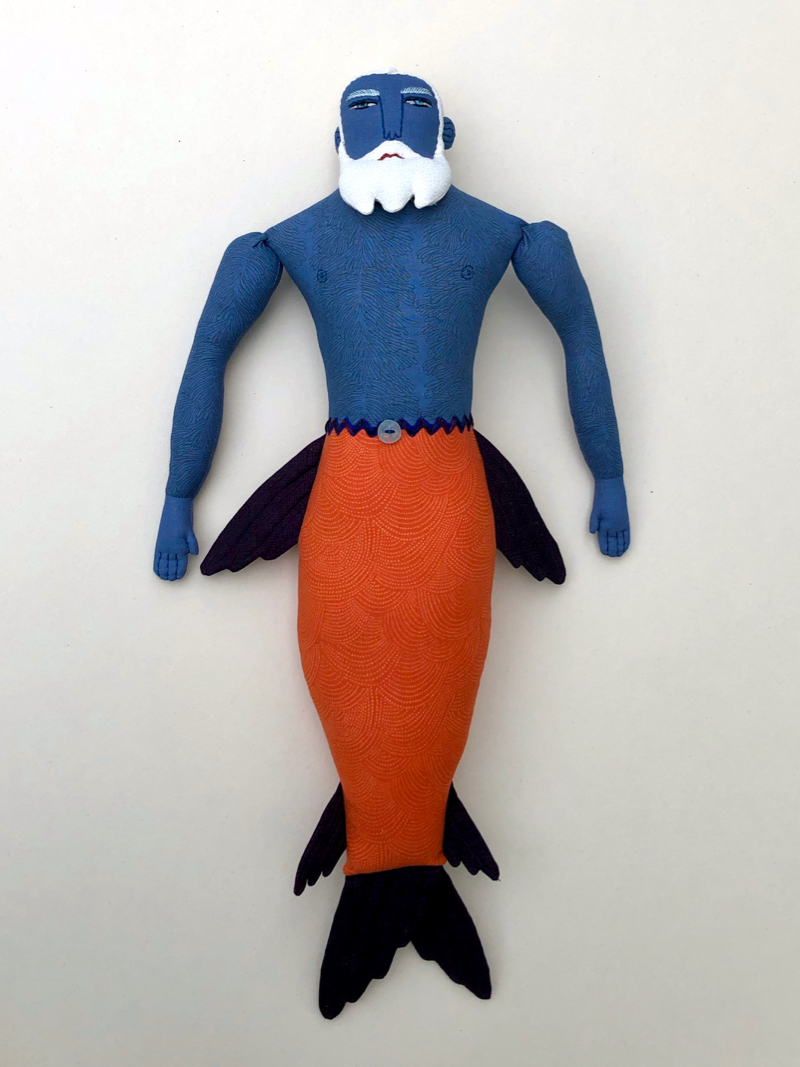 A Blue Merman for November | Doll