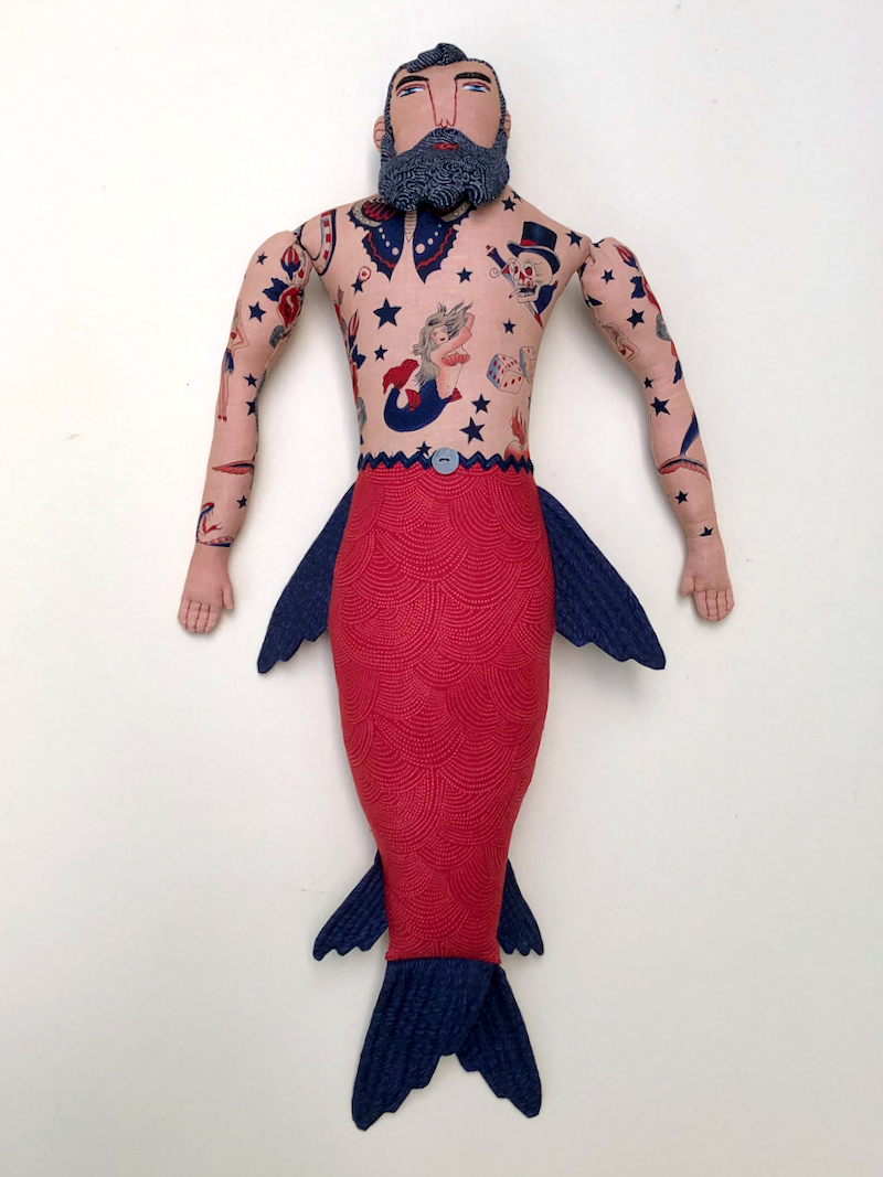 Merman with Classic Tattoos | Doll
