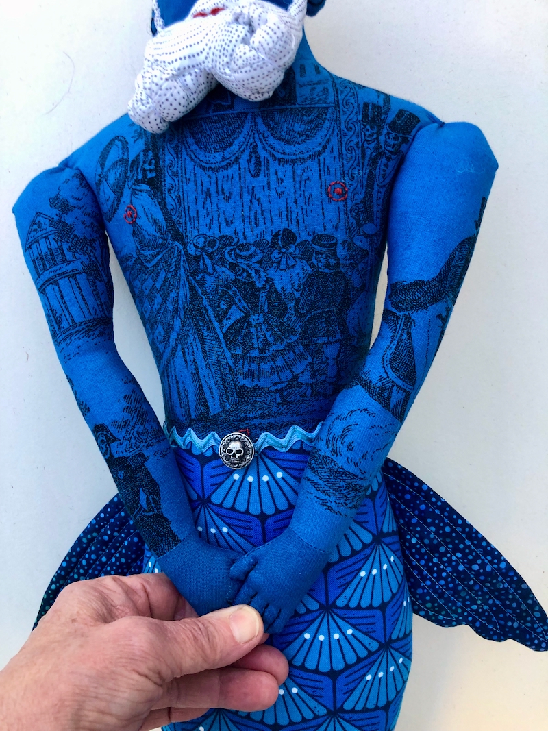 Dark Blue Merman | Doll