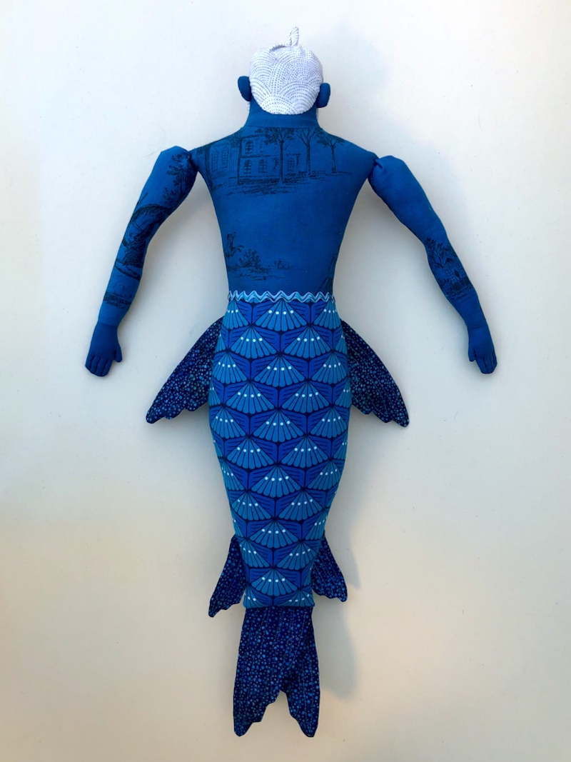 Dark Blue Merman | Doll