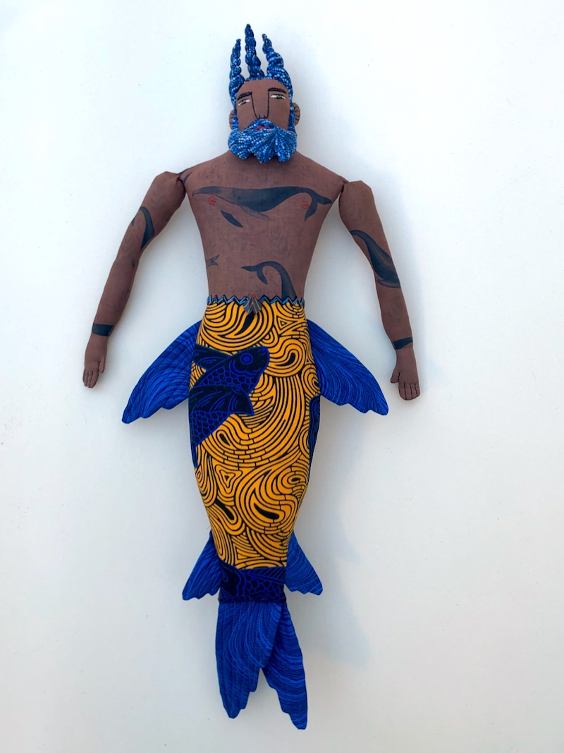 Merman with Sea Creatures | Doll