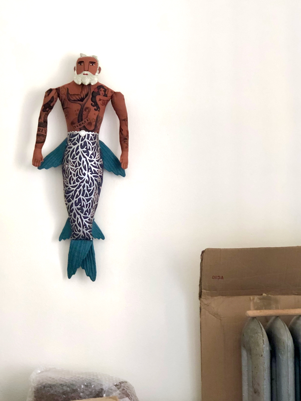 Silver Fox/Fish(?) Merman 😆 | Doll