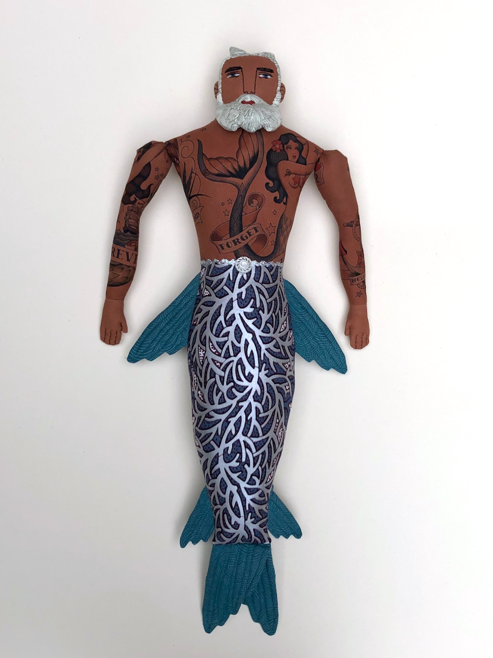 Silver Fox/Fish(?) Merman 😆 | Doll