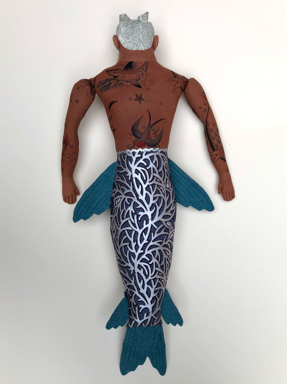 Silver Fox/Fish(?) Merman 😆 | Doll