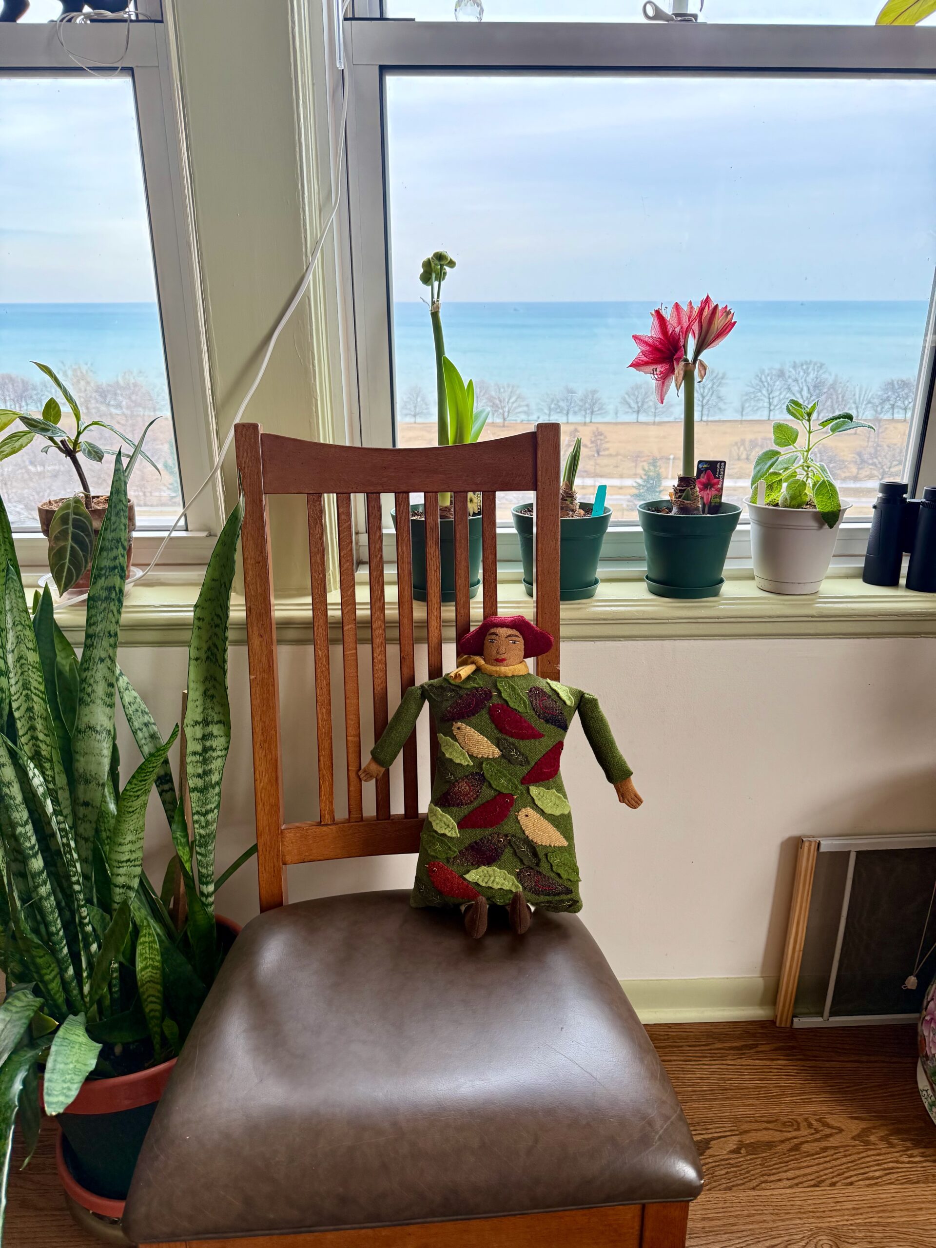 Bird Watching Lady | Doll