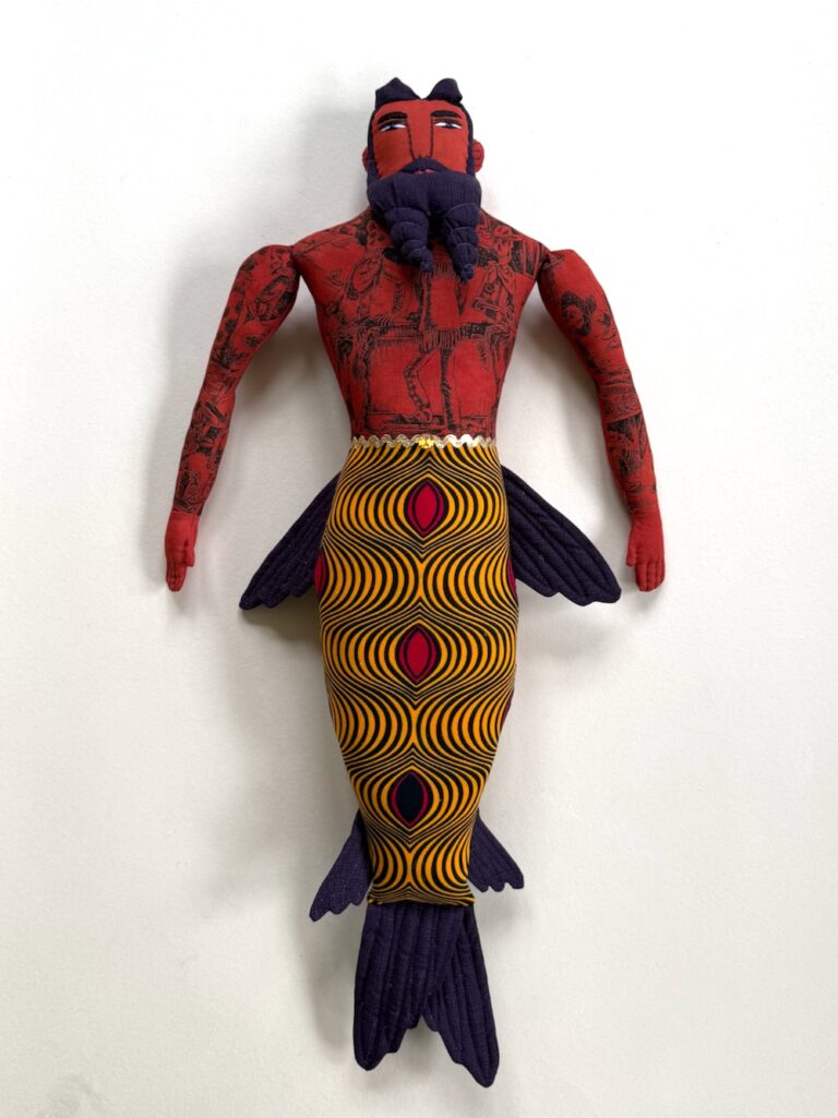 Red Fire Merman | Doll