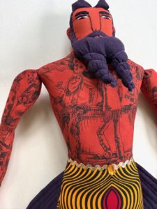 Red Fire Merman | Doll