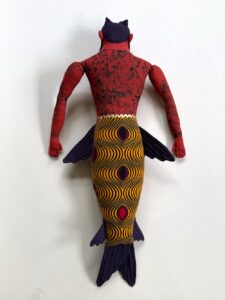 Red Fire Merman | Doll
