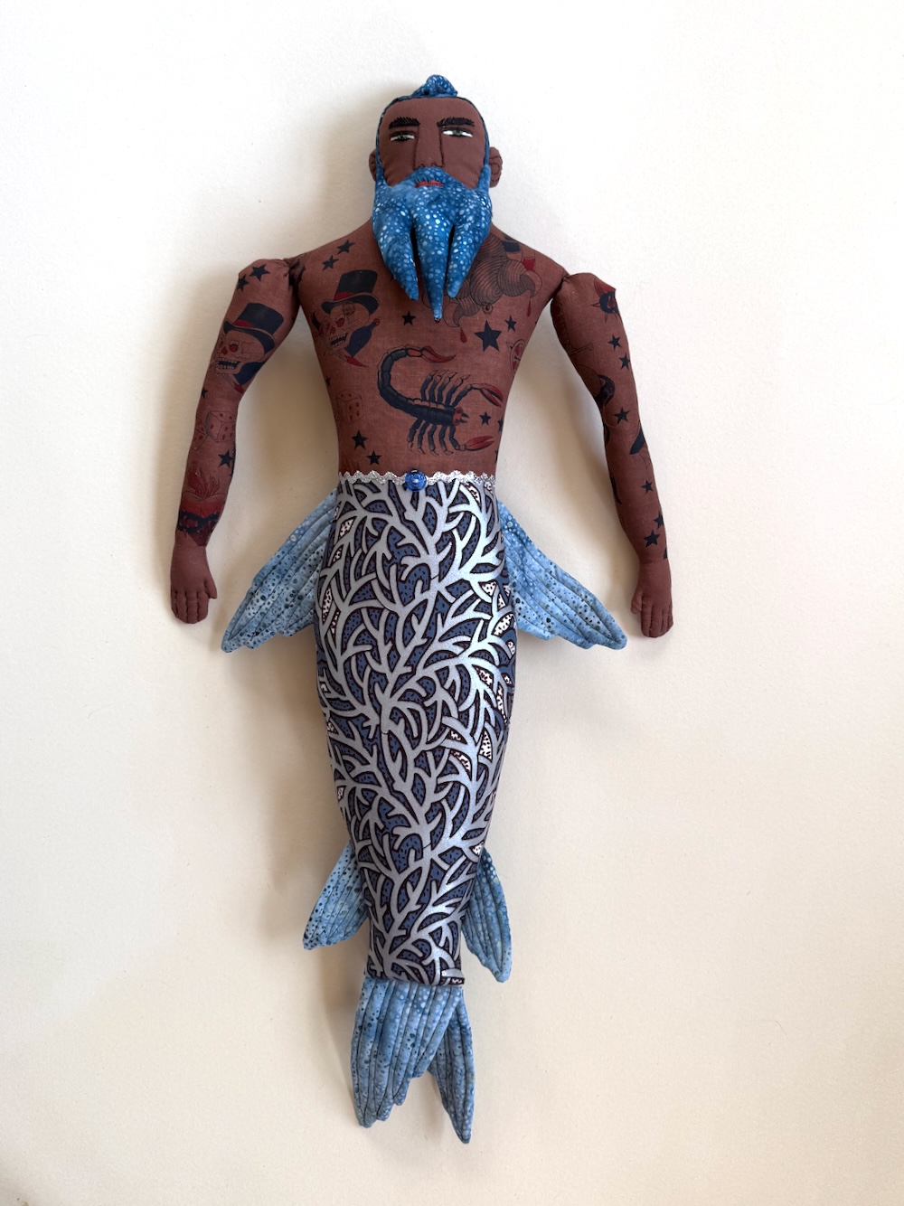 Silver-y Tailed Merman | Doll
